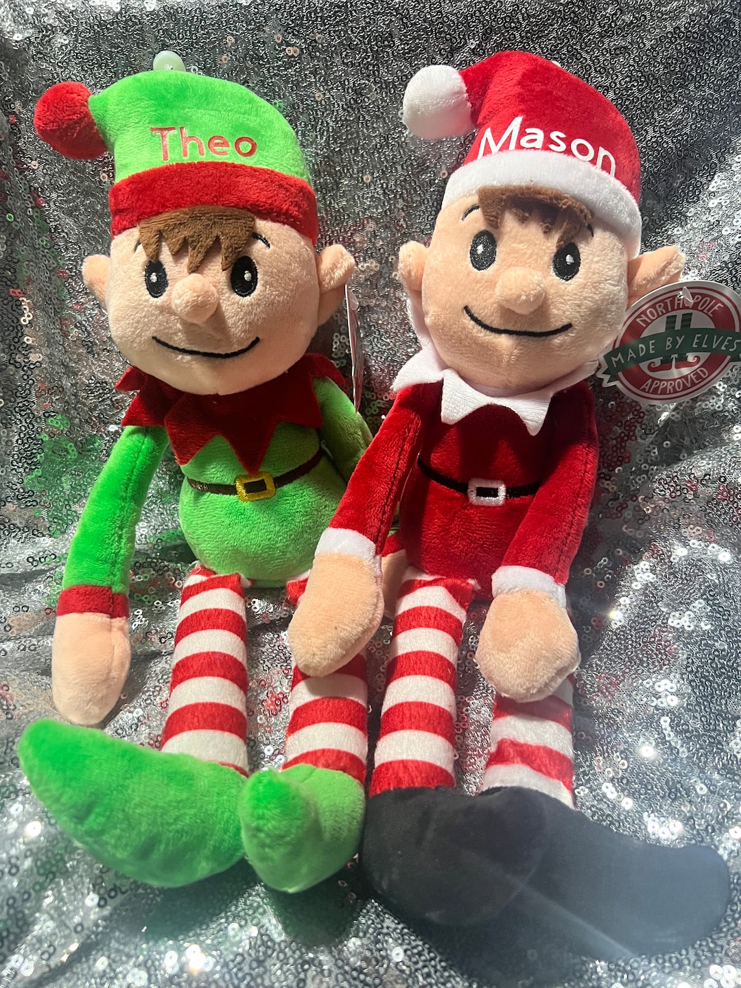 Personalised Plush Elf Plush Teddy Christmas Stuffed Toy Elf - Etsy