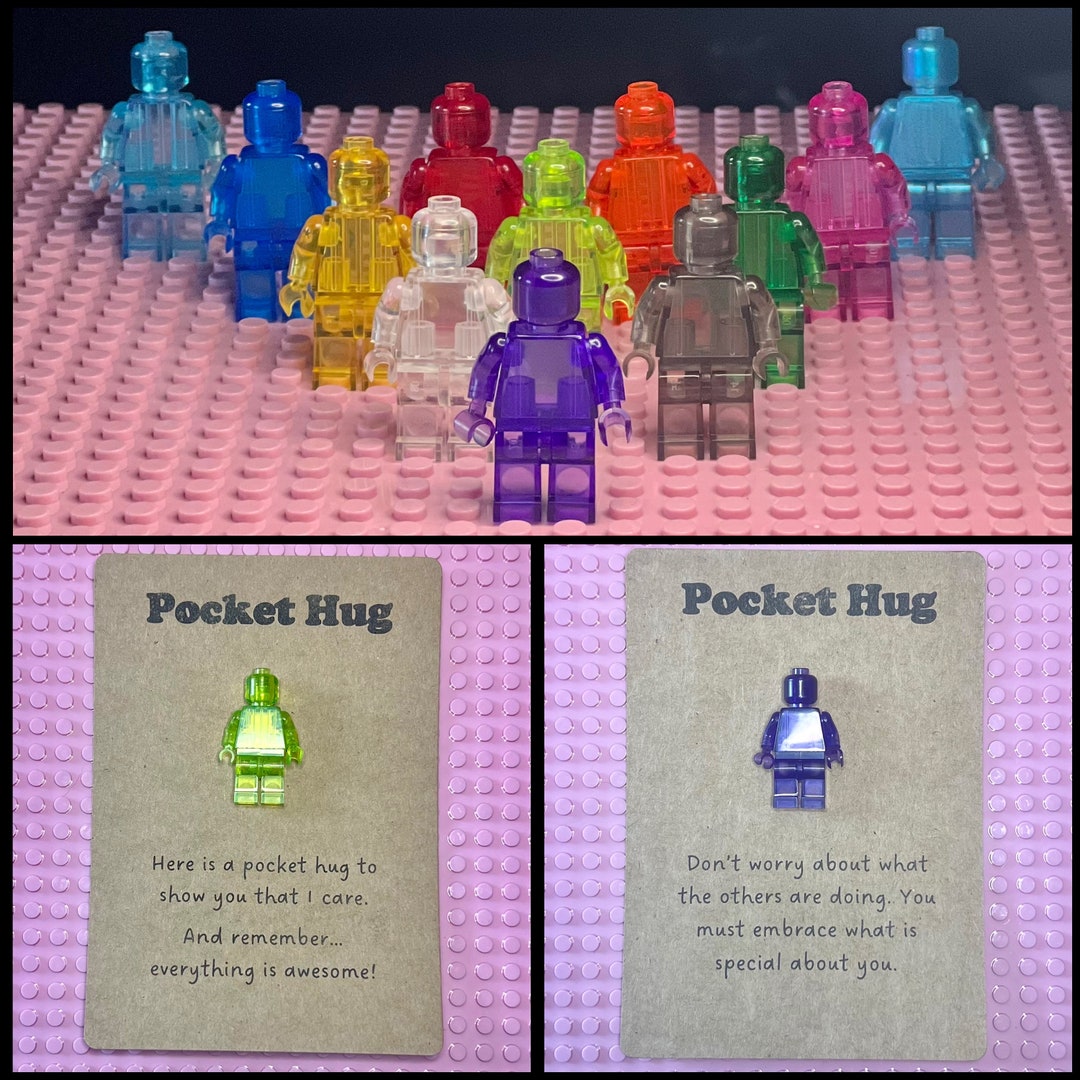 Pocket Hug Lego Man Valentine Resin Acrylic Special Friend I Miss You ...