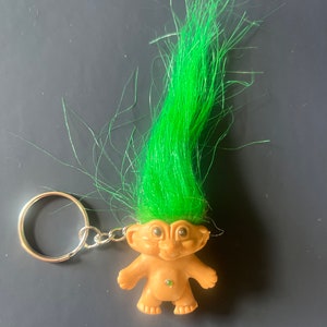 Dam Troll Keyrings/keychains Retro 80s 90s Fun Child Fashion Nostalgia ...