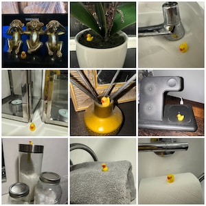 100 Duck Challenge Kit, Hide-a-duck Kit, Miniature Duck Scavenger Hunt ...