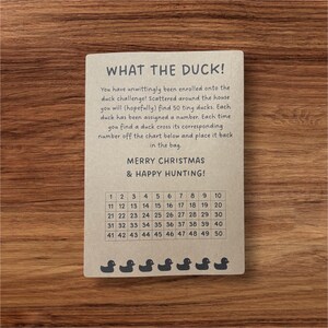 50 Pcs Christmas Duck Challenge Kit, Hide-a-duck Kit, Miniature Duck ...