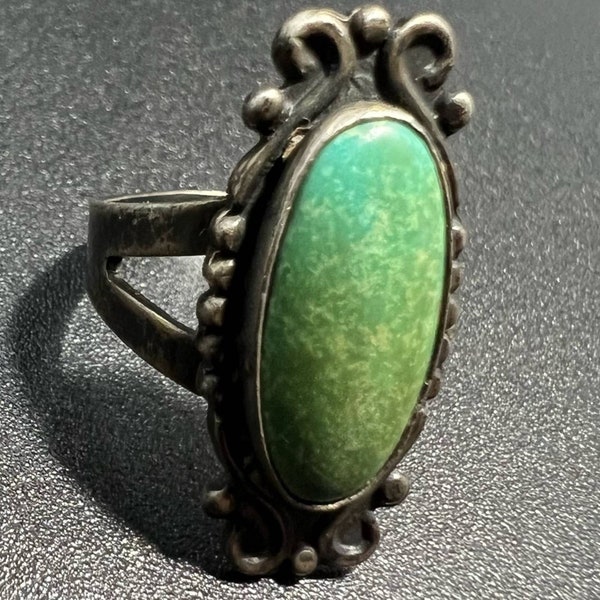 Green Turquoise Ring - Etsy
