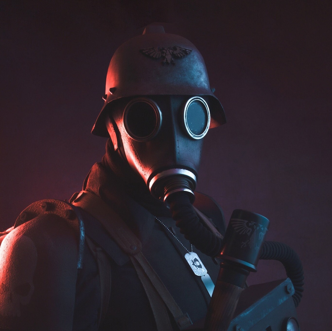 Death Korps of Krieg Gas Mask Pattern.pdf - Etsy