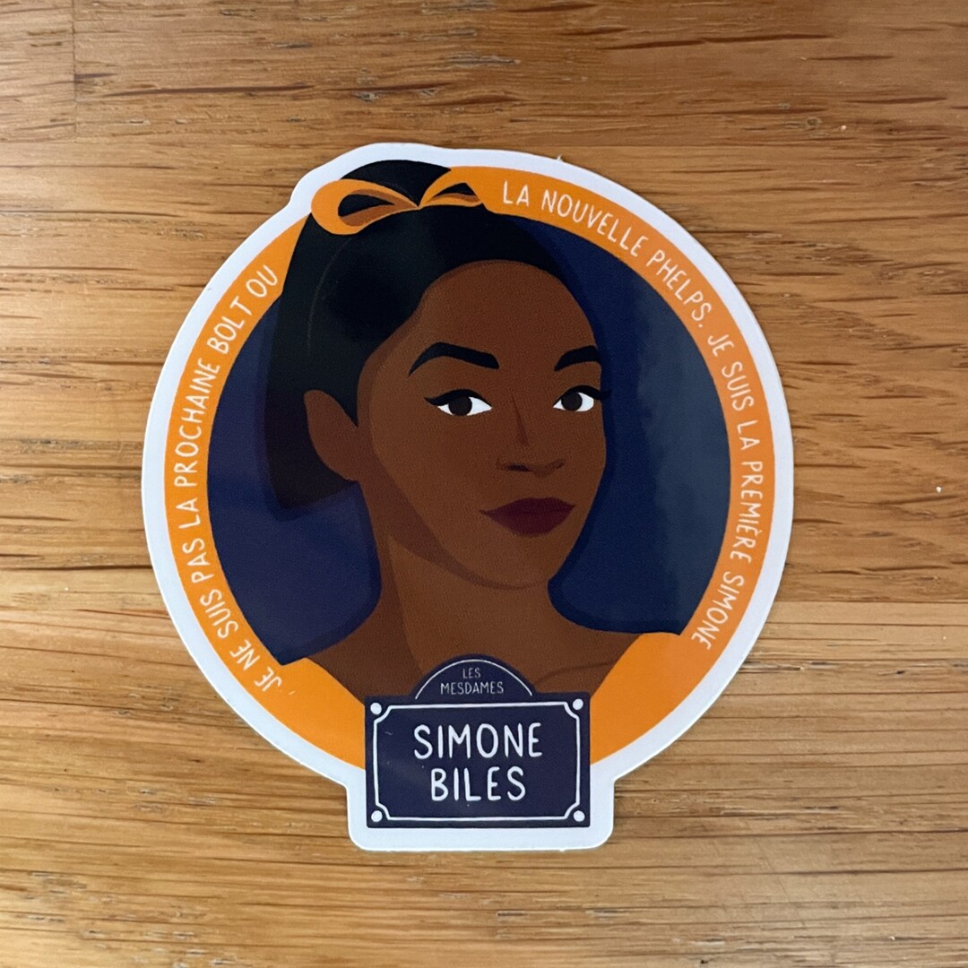 Sticker Simone Biles Sports Women Gymnastics Olympic Games Stickers ...