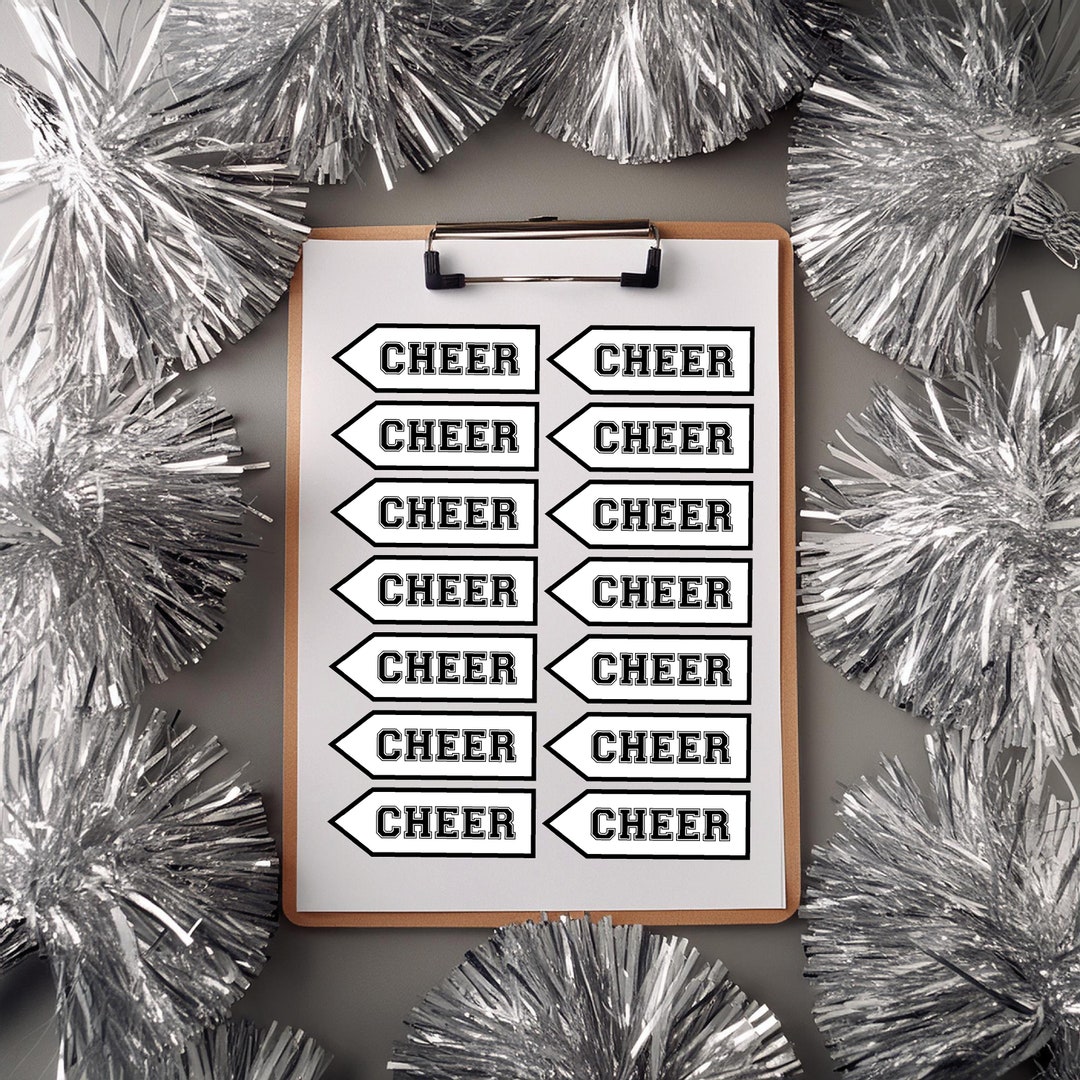CHEER GIFT TAG - Etsy