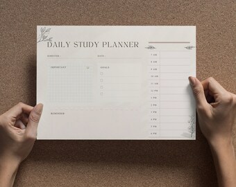 Digital Daily Study Planner for Goodnotes (Instant Download) - Etsy