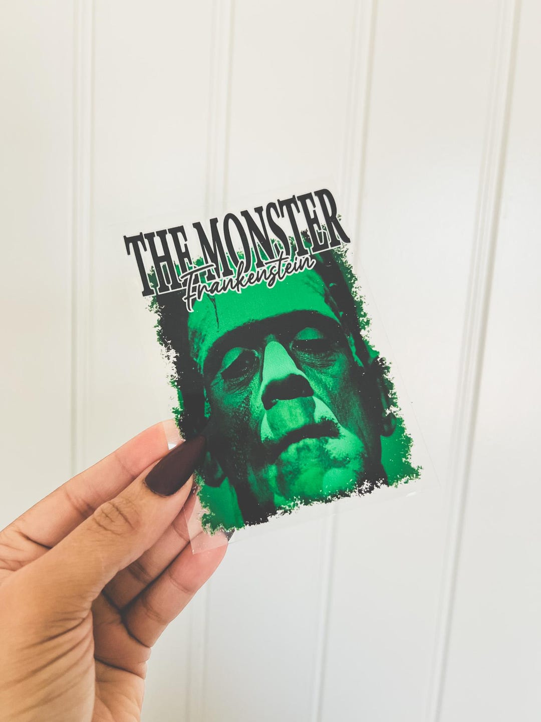 The Monster | UV DTF Decal - Etsy