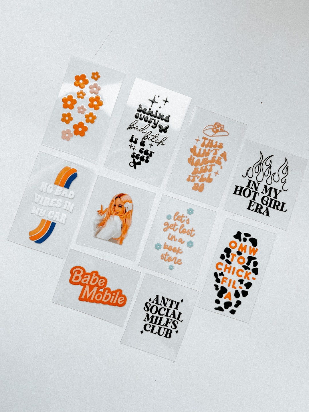 Motel Keychain Stickers | UV DTF Decals - Etsy