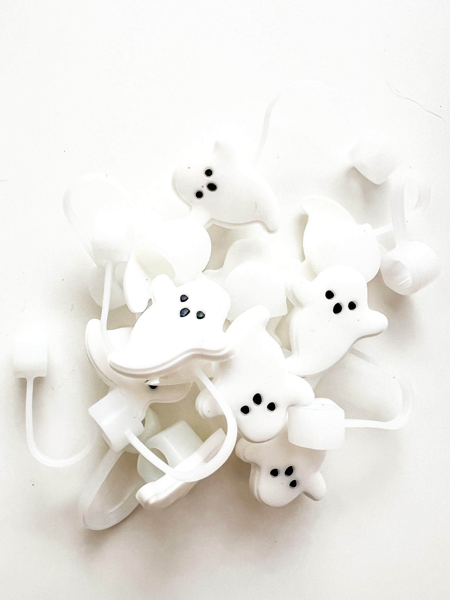 Ghost Straw Topper Ghost Topper Halloween Straw Topper Halloween Spooky ...