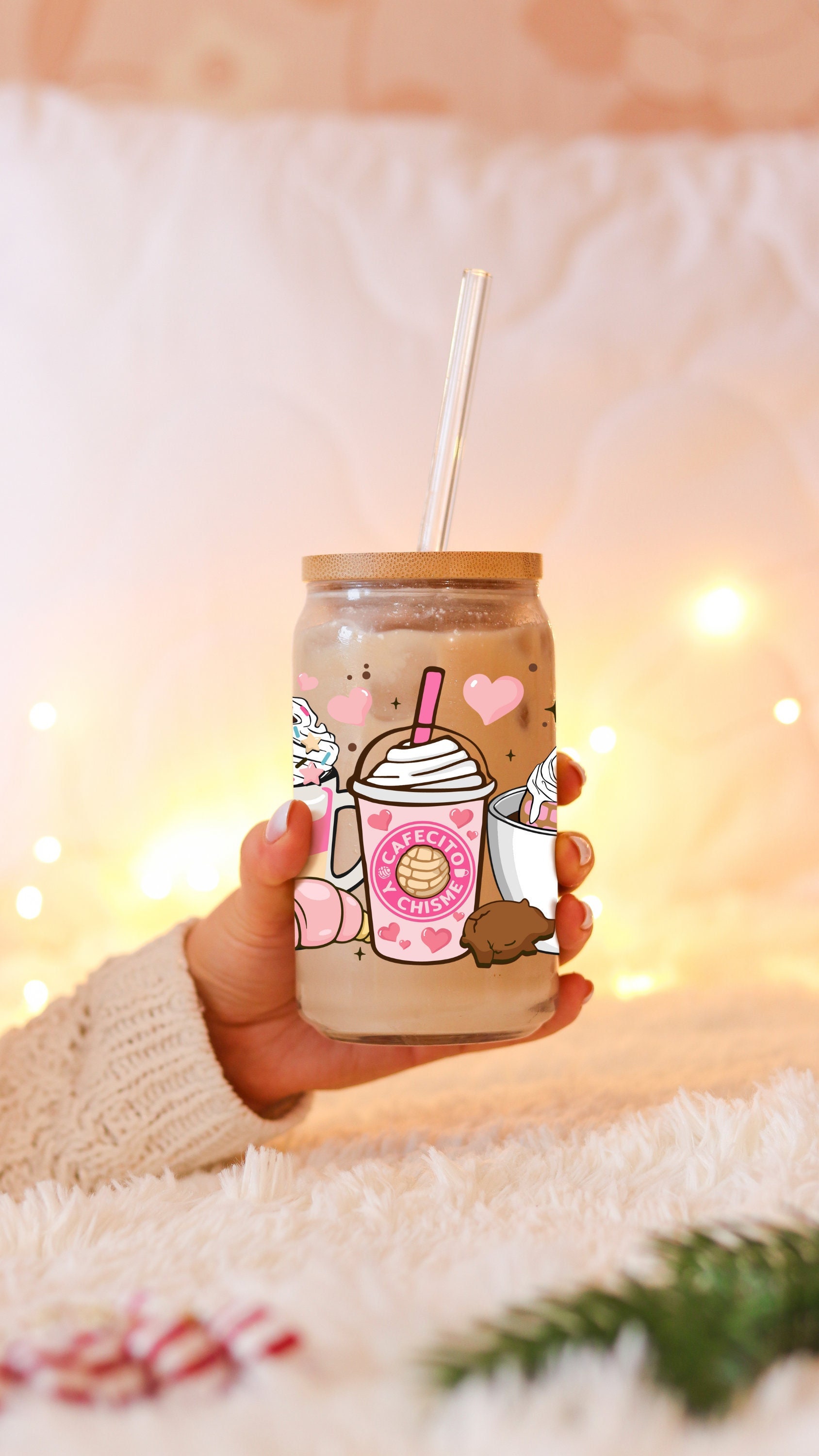 READY TO APPLY - 16 Oz Wrap - Cafecito Y Chisme Cup Wrap - 16 Oz Cup ...