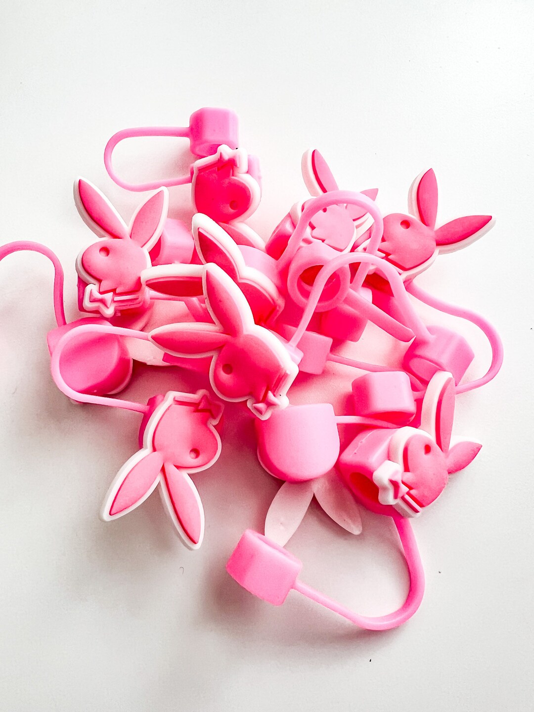 Pink Straw Topper Retro Straw Topper Retro Pink Accessory Straw Topper ...