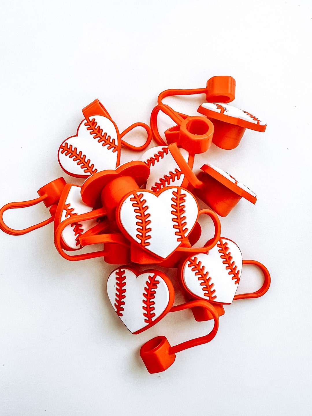 Baseball Straw Topper - Baseball Weather - Baseball Vibes - Straw ...