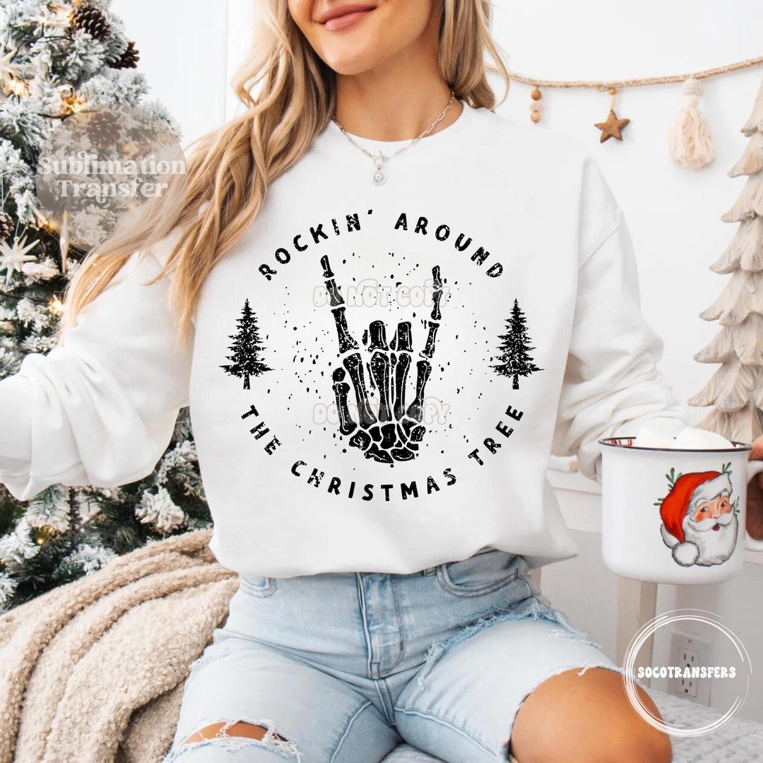 Rockin' Christmas | Screen Print Transfer - Etsy