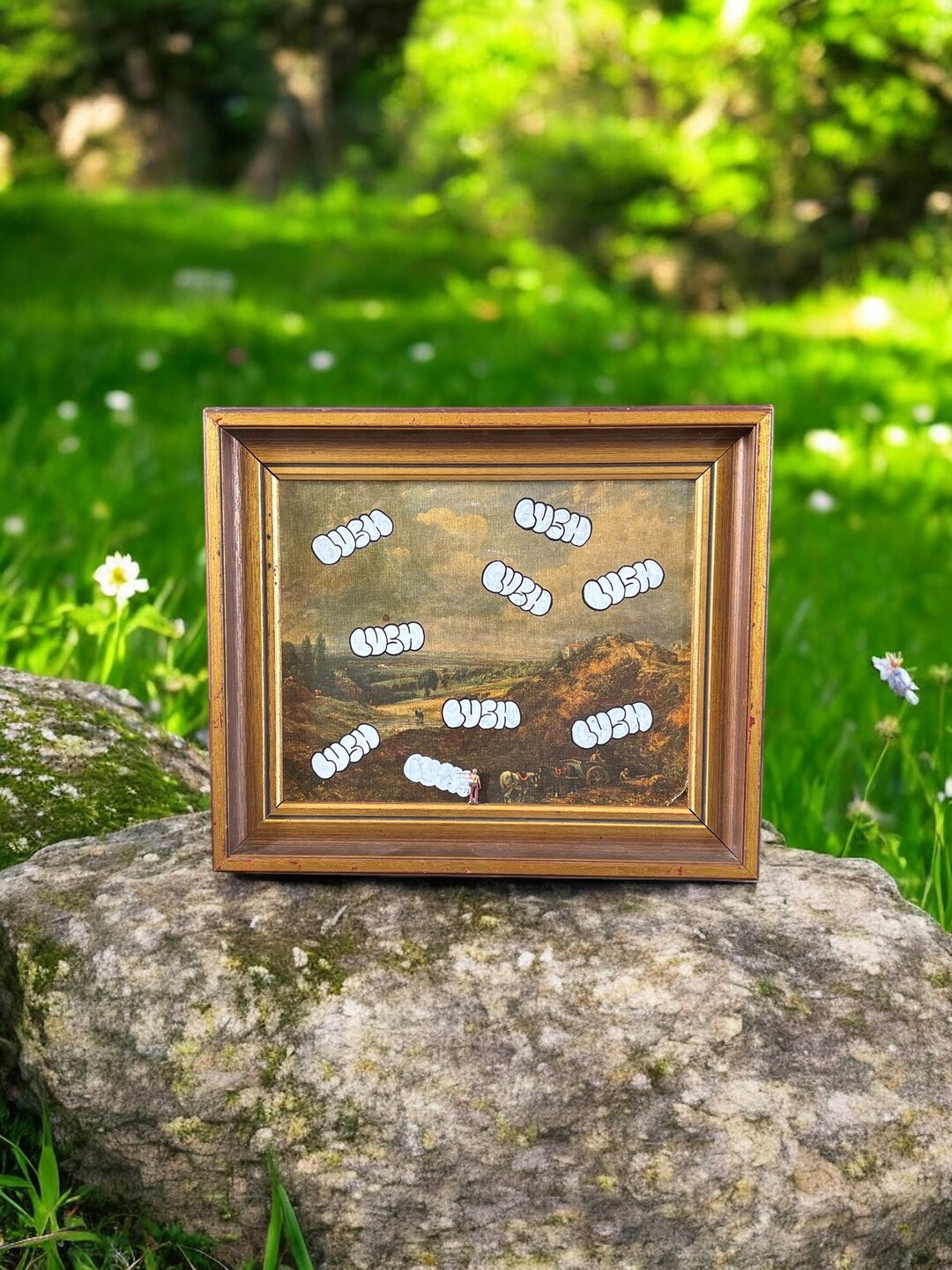 Lushsux - Subtle Throwies Street Art Painting - Etsy