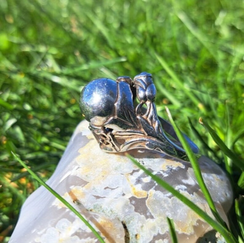 Sterling Silver Modernist Ring - Etsy