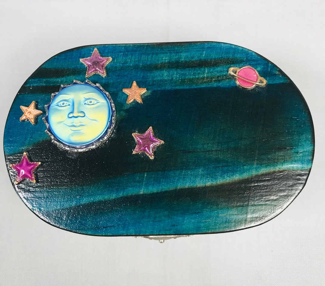 Oval Moon Trinket Box - Etsy