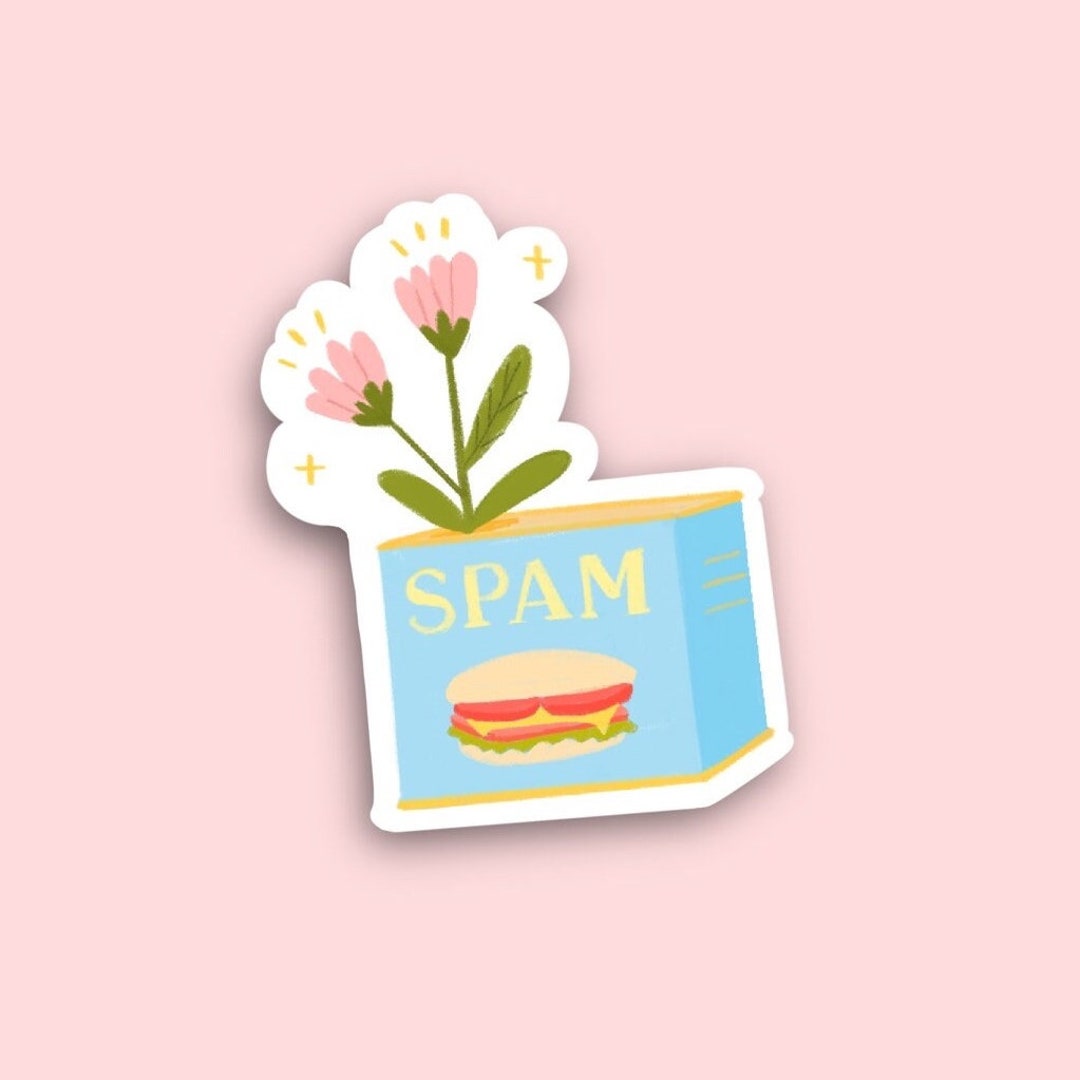 Spam Musubi Waterproof Decorative Sticker, Spam, Foodie Sticker,asian ...