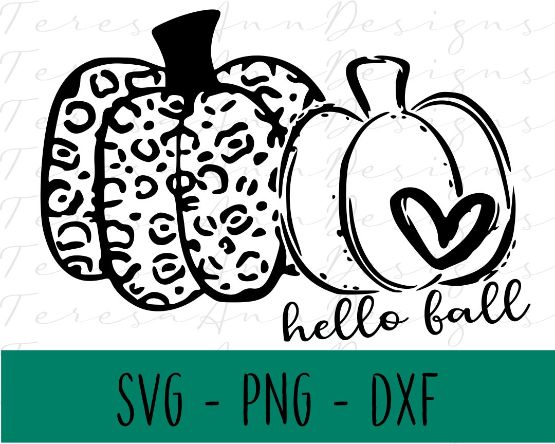 Hello Fall SVG - PNG - DXF - Digital Download - Cricut - Silhouette ...