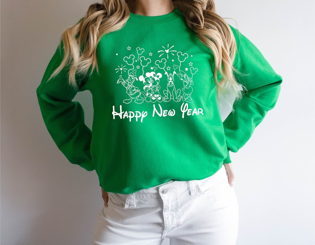 Mickey and Friends Happy New Year Hoodie, Minnie Mickey New Year ...