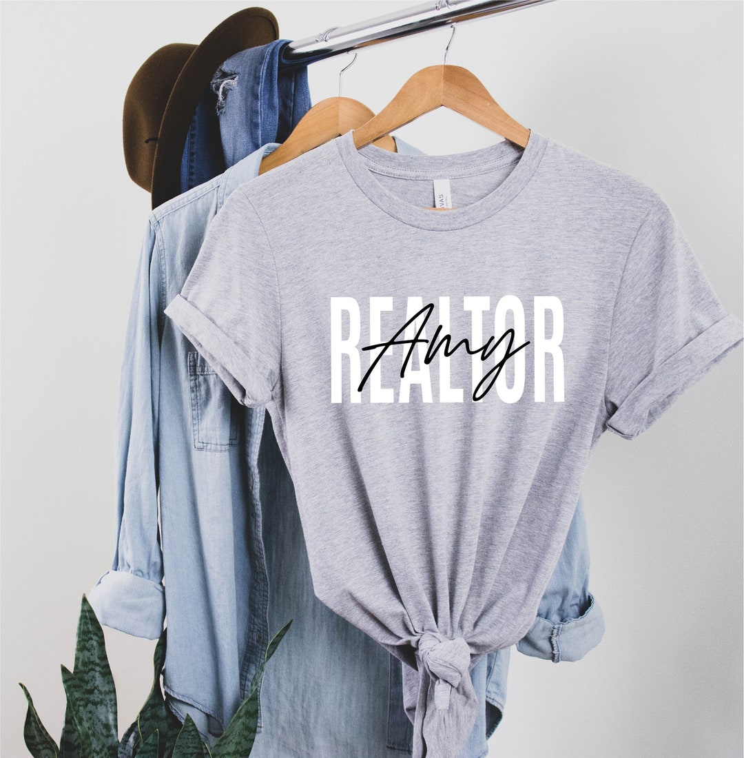 Realtor Shirt, Real Estate Shirt Gift for Realtor, Personalized Realtor ...