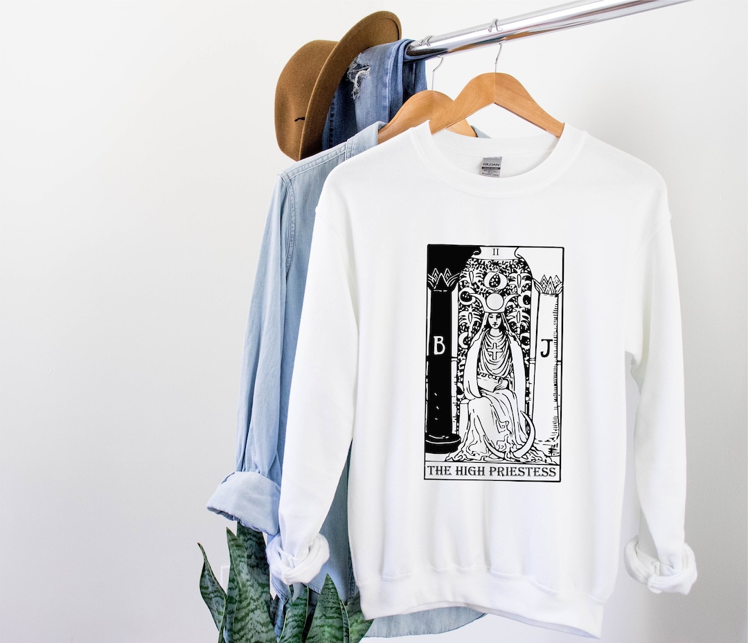 Mystic Tarot Card Sweater, Tarot Card Sweatshirt, Sweater for Tarot ...
