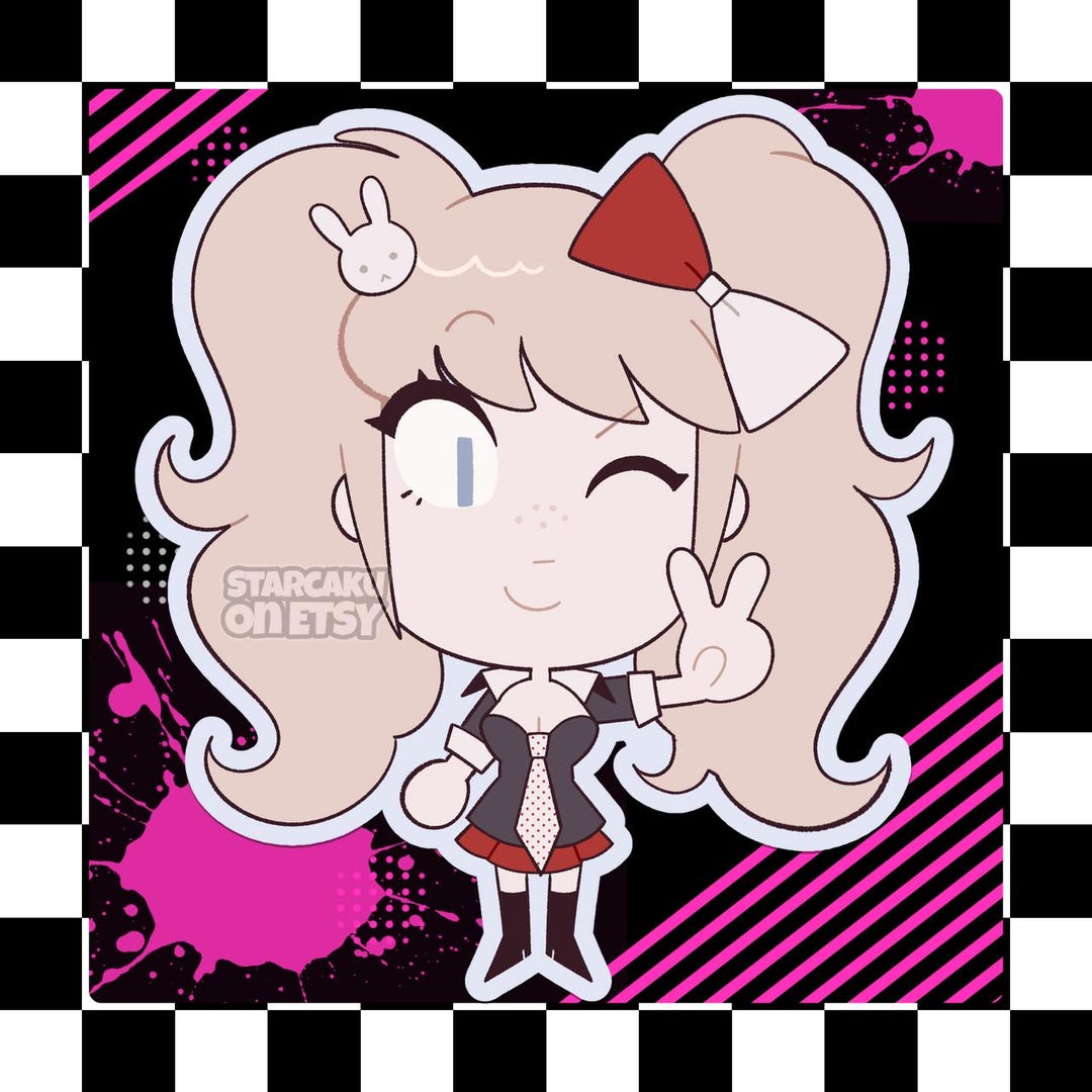 Dangron Junko Enoshima Sticker 3 Die Cut Vinyl Decal Heavy Duty ...