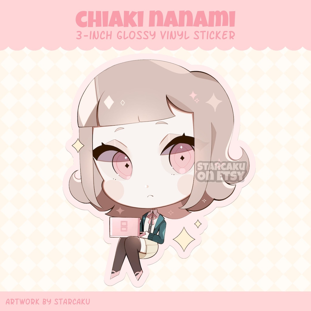 Chiaki Nanami Sticker 3 Vinyl Decal Starcaku - Etsy