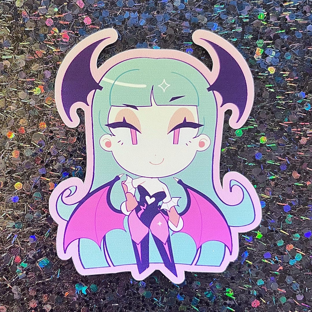 Morrigan Aensland Sticker 3 Vinyl Decal Starcaku - Etsy