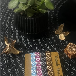 Handmade Personalised/custom Embroidery Bracelet | 12 Hearts Design ...