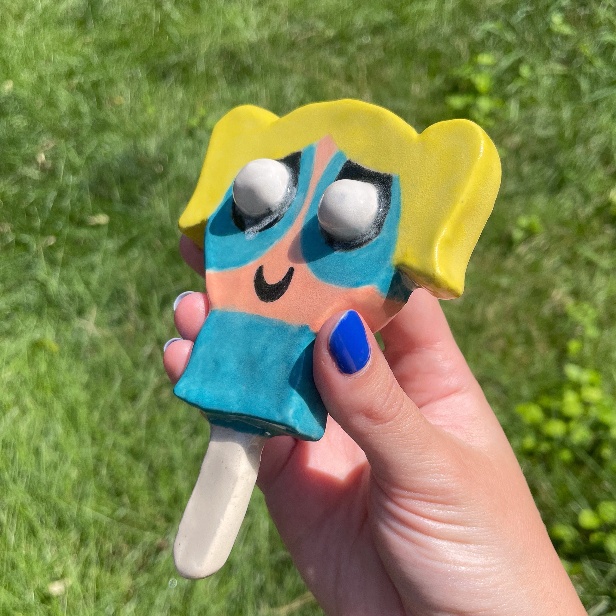 Bubbles Powerpuff Girls Ice Pop - Etsy