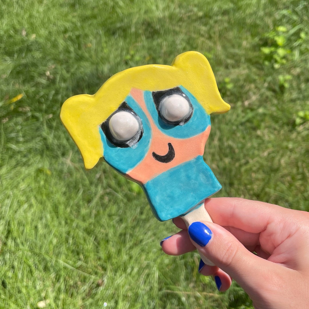 Bubbles Powerpuff Girls Ice Pop - Etsy