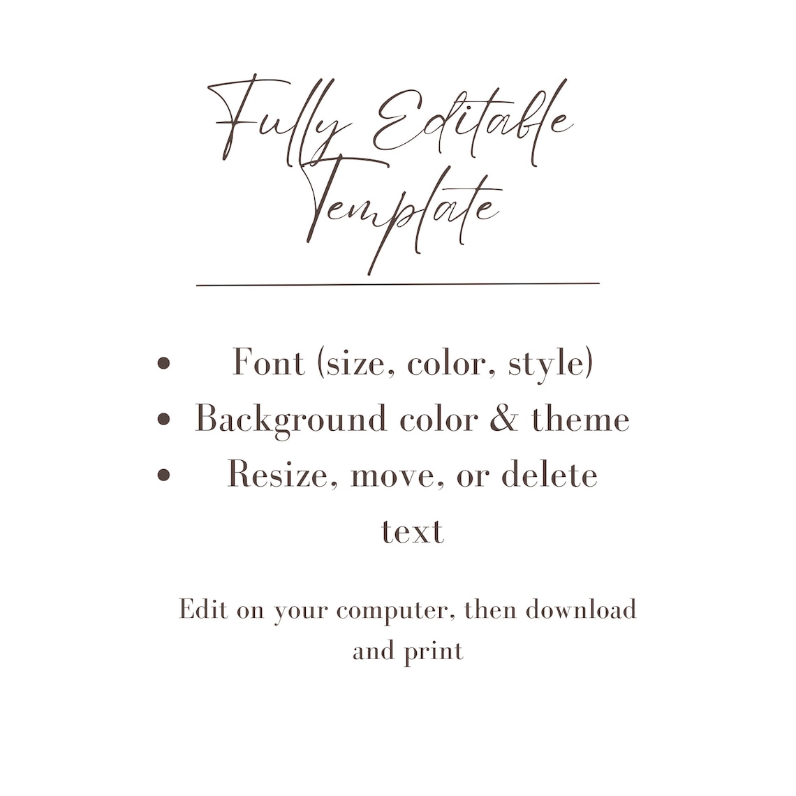 Recital Flyer Template, Senior Recital Poster, Picture Template ...