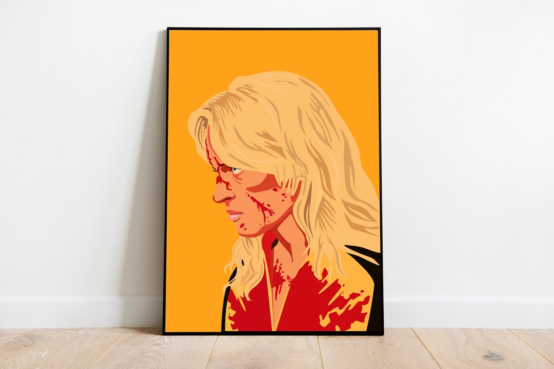 Illustrated Kill Bill Fan Art Poster - Etsy UK