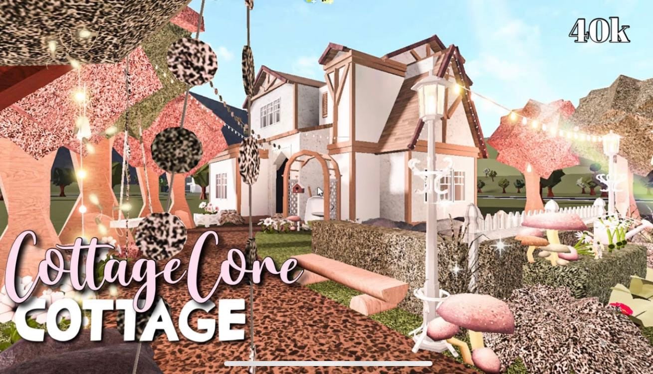 Cottage Core Cottage Bloxburg Build - Etsy