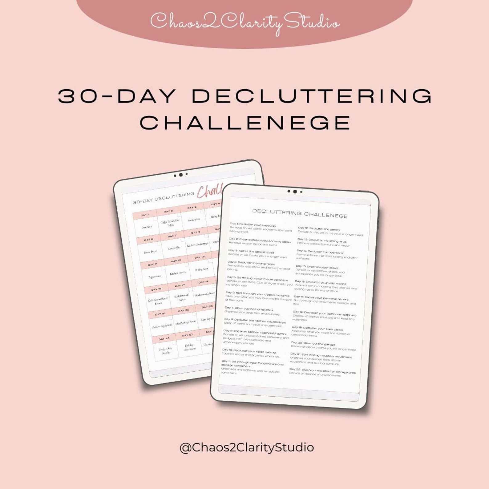 30-day Decluttering Challenge Printable: Prepare Your Home to Sell - Etsy