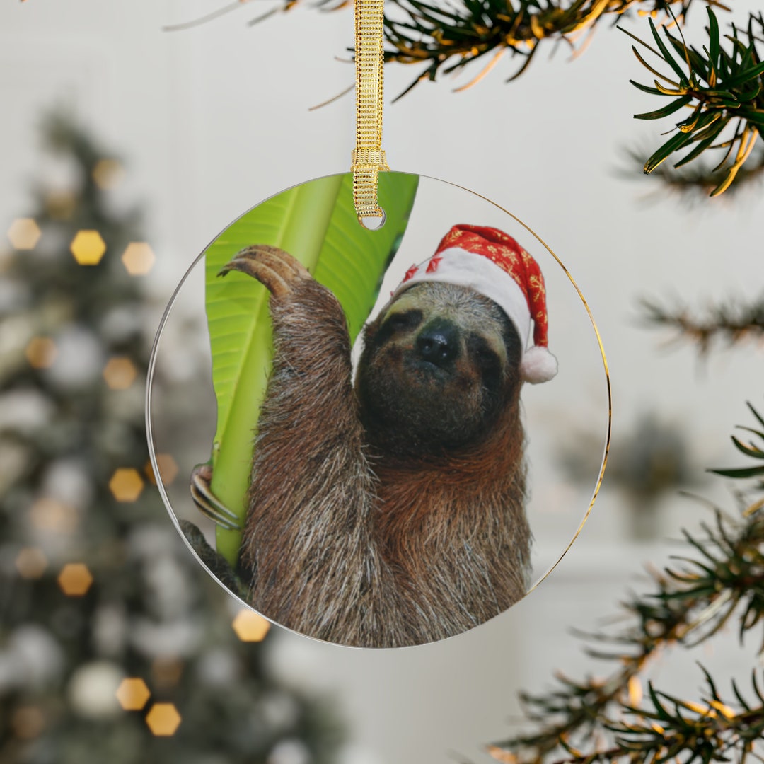 Sloth Christmas Ornament Gift for Sloth Lover Ornament for Sloth Lover ...