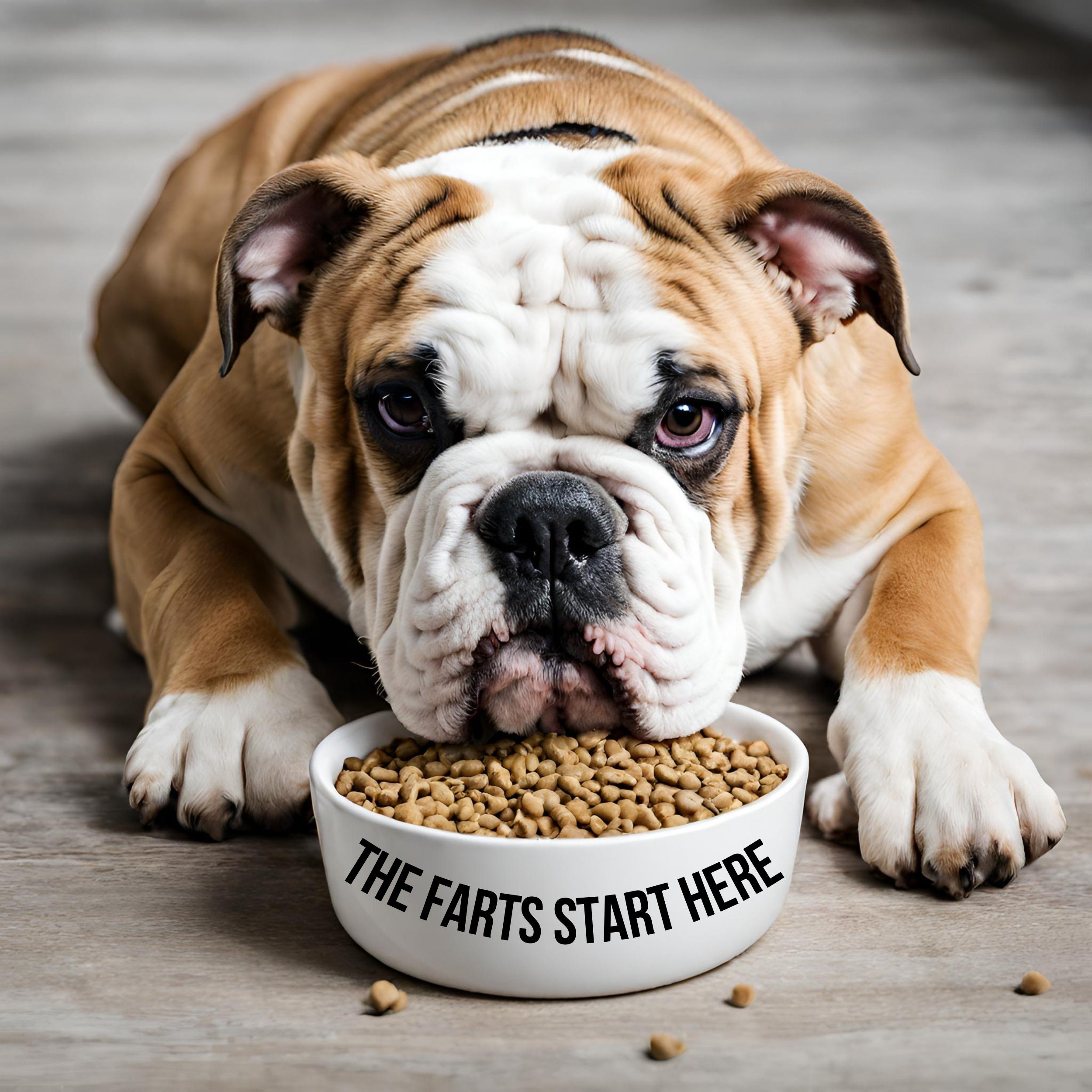 Funny Fart Pet Bowl Funny Dog Bowl Custom Dog Bowl Funny Pet Bowl ...