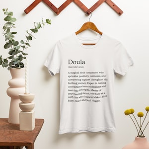 Doula Definition Doula Shirt for Doula Thank You Gift for Birth Doula ...