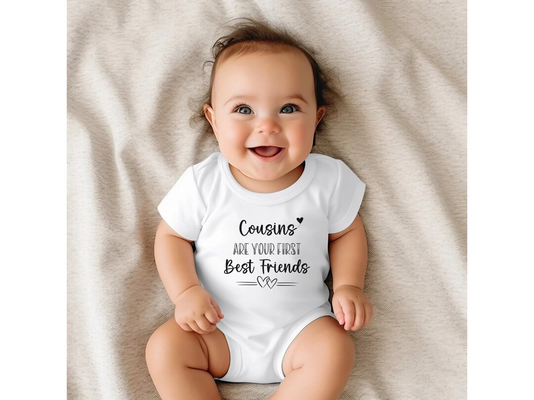 Cousins Are Your 1st Best Friends Baby Onesie for Cousins Baby Onesie Cousin Baby Shower Gift ...