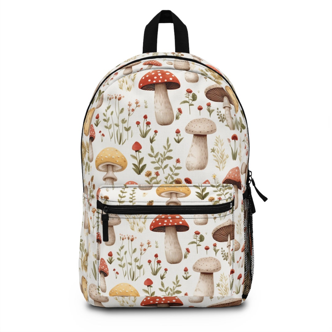 Mushroom Backpack Cottagecore Backpack Woodland Forestcore Backpack ...