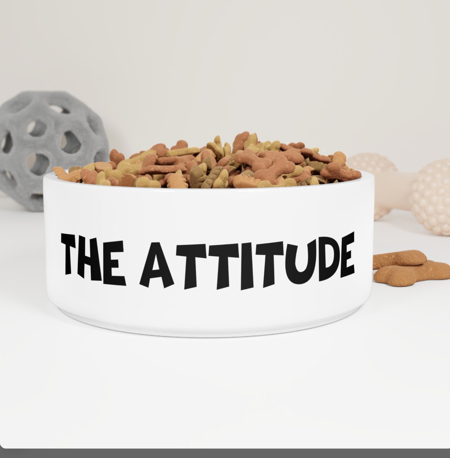 The Angel and the Attitude Double Dog Bowl Set of Two Dog Bowls Pet ...