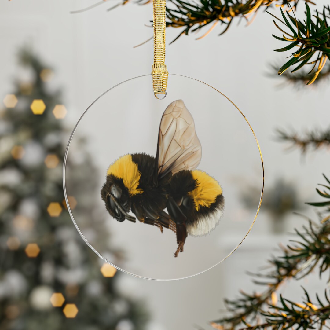 Bumble Bee Christmas Ornament for Bee Lover Gift Bumble Bee Ornament ...