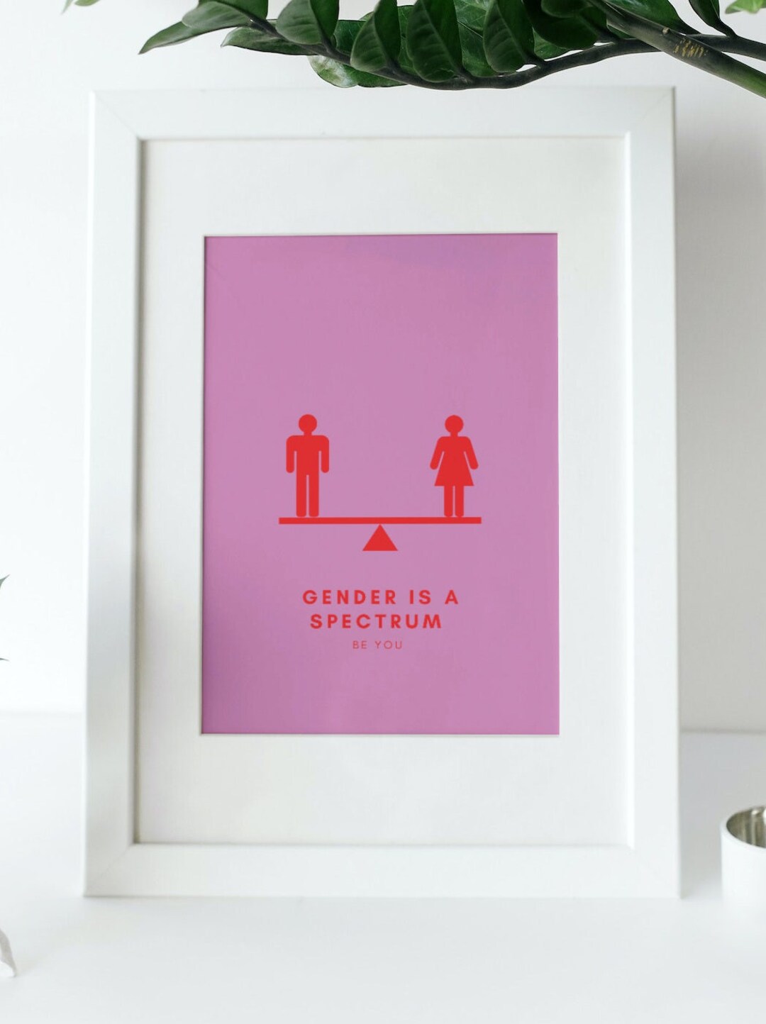 Gender is a Spectrum // Be You // Life Quote // Printable Wall Art ...
