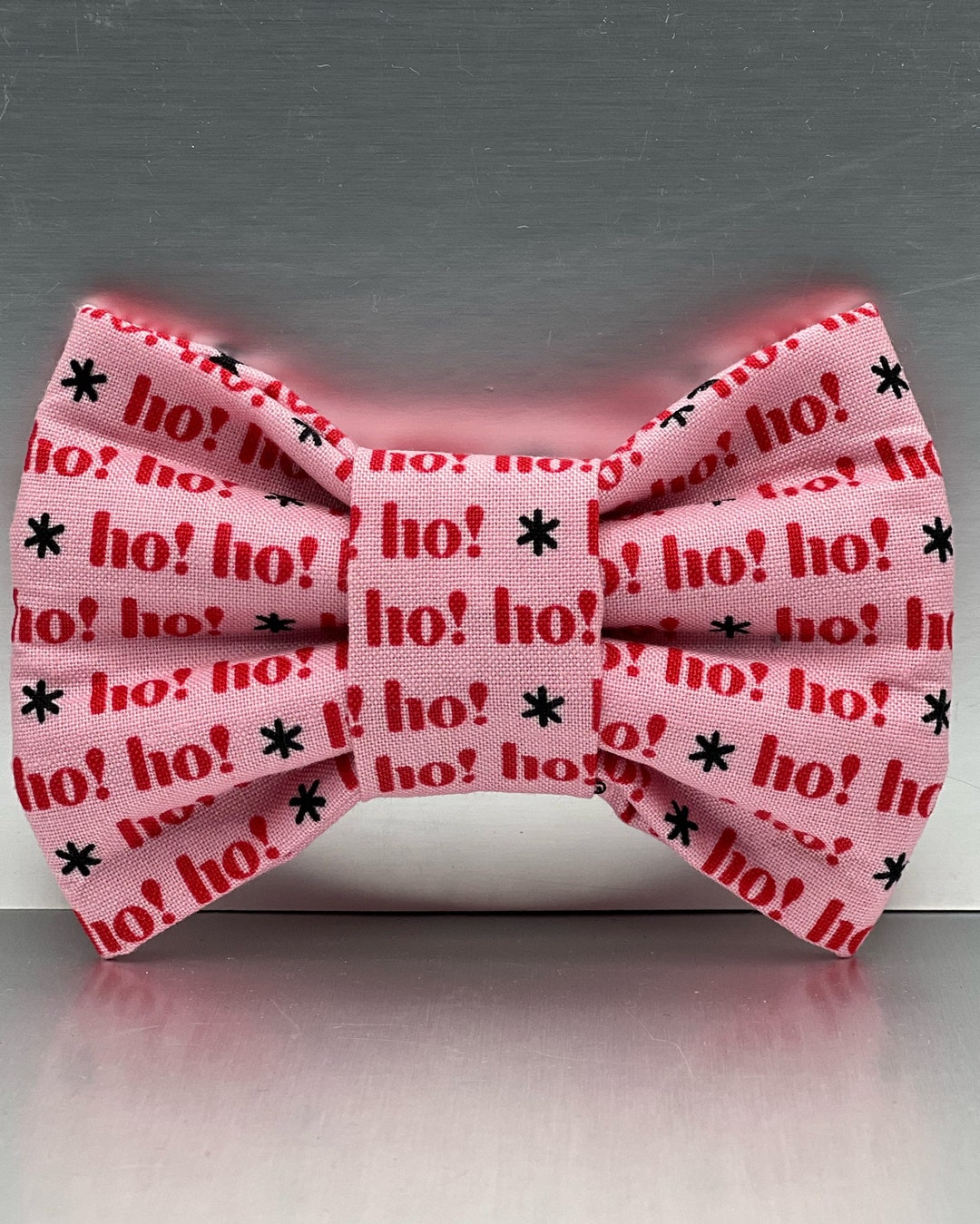 Christmas Ho Ho Ho Dog Bow Tie. Christmas Pet Bow Tie - Etsy