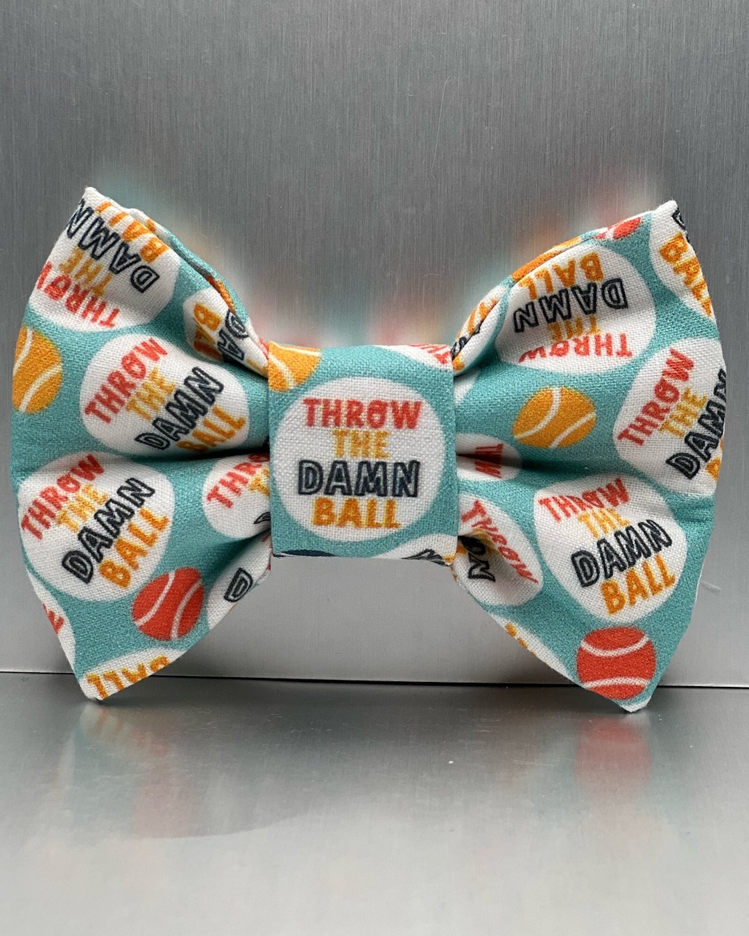 Dog Bow Tie Throw the Damn Ball. Funny Dog Bowties, Funny Pet Bows ...