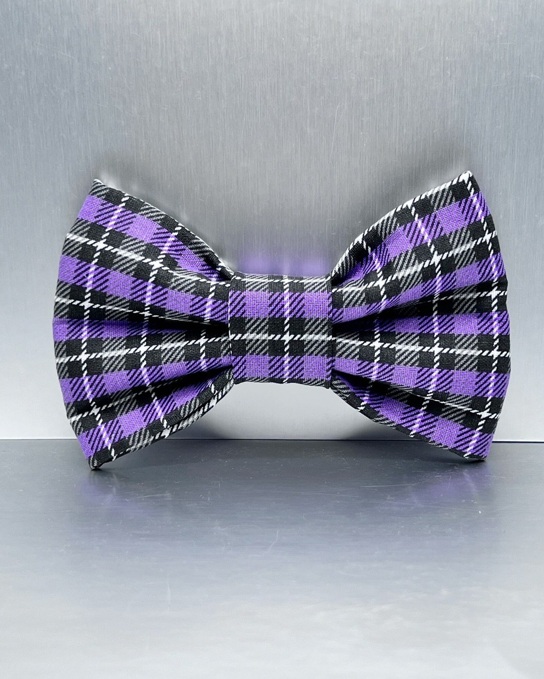 Purple Plaid Dog Bows, Purple Plaid Cat Bow Ties, Dog Bowties ...