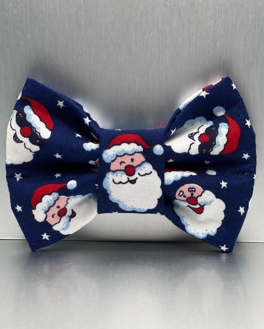 Santa Clause Christmas Dog Bow Tie. Christmas Santa Dog Bow Tie ...