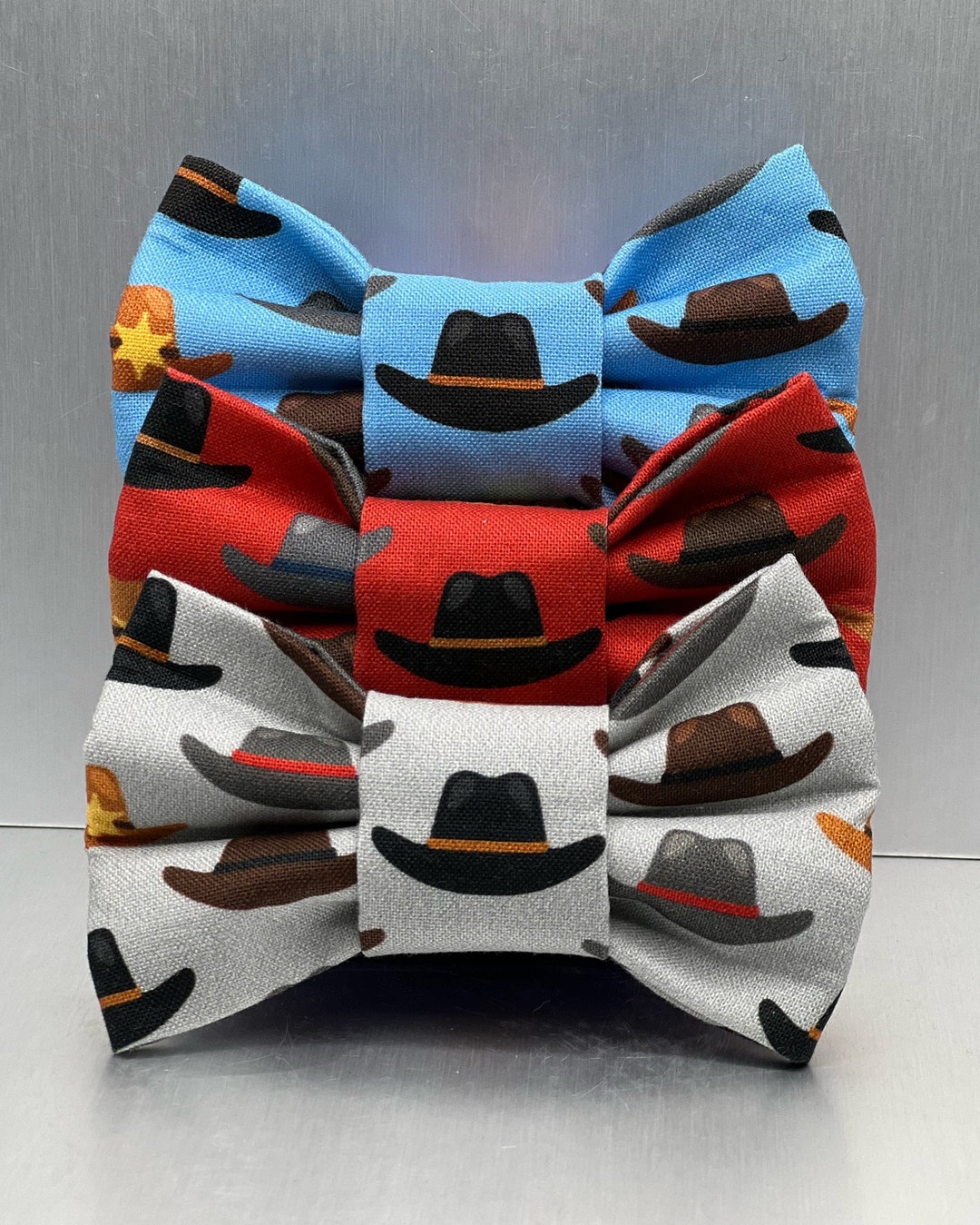 Cowboy Hat Dog Bow Ties. Cowboy Dog Bows, Cowboy Cat, Cowboy Hat Bowtie ...
