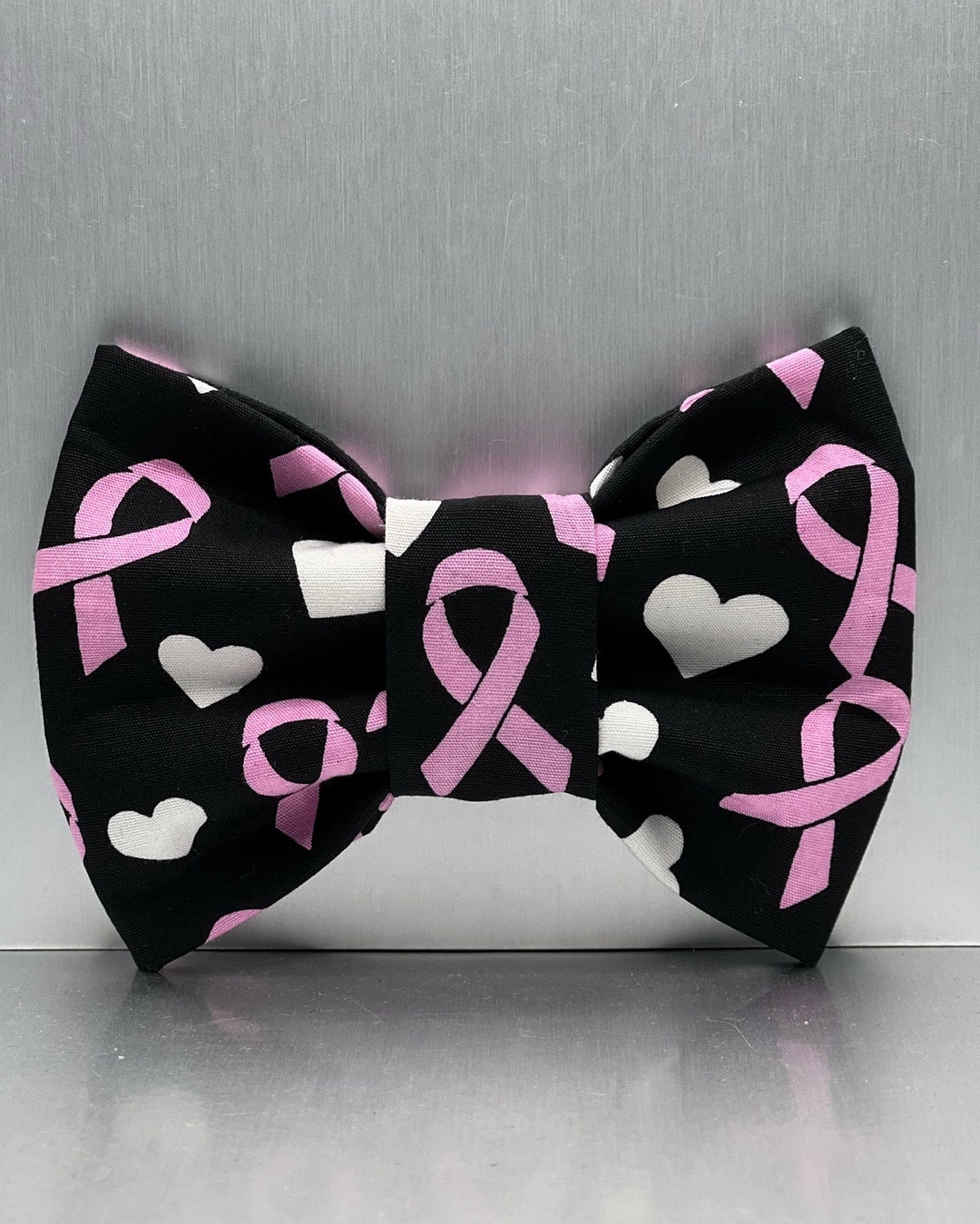 Breast Cancer Awareness Dog Bow Tie. Breast Cancer Awareness Dog Bow ...