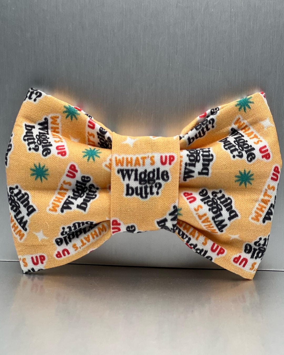 Funny Dog Bow Tie. What’s up Wiggle Butt Dog Bow Tie. Word Dog Bow Ties ...